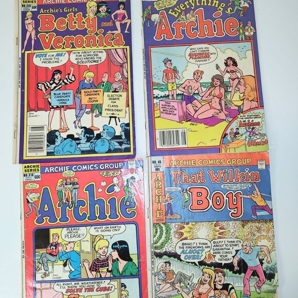 Archie Comic Book | Games | Lot Of 4 96 To 1970 Archie Comic Books 45 ...